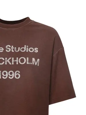 Acne Studios Logo Printed Crewneck T-shirt - No