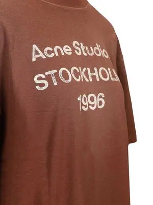 Acne Studios Logo Printed Crewneck T-shirt - No