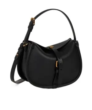 Etro Leather Pony Bag - Black
