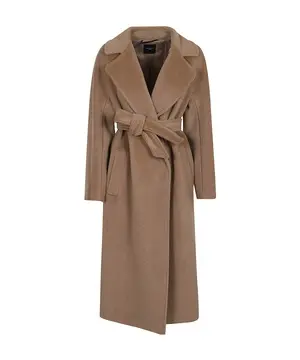Max Mara Belted Coat - Camel