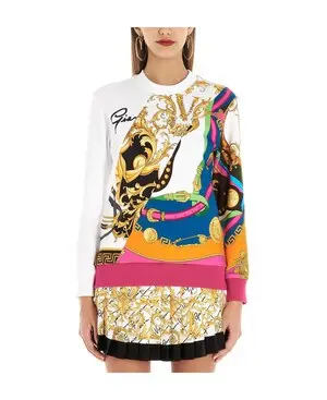Versace Printed Cotton Sweatshirt