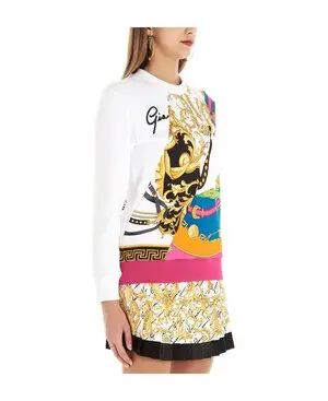 Versace Printed Cotton Sweatshirt