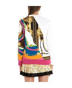 Versace Printed Cotton Sweatshirt