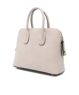 VALEXTRA My Logo Leather Tote Bag - Beige