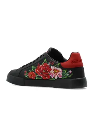 Dolce & Gabbana Floral Printed Low-top Sneakers