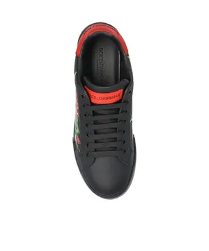 Dolce & Gabbana Floral Printed Low-top Sneakers