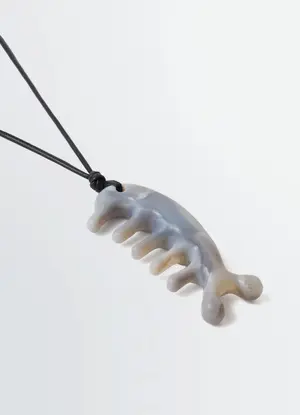 LEMAIRE Beluga Gua Sha Necklace