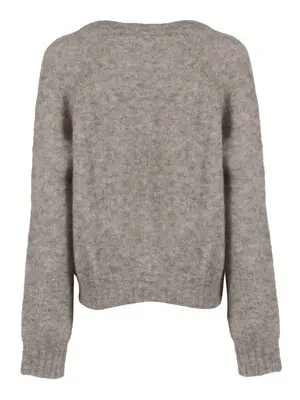 Aspesi V-neck Long Sleeve Jumper - Gray