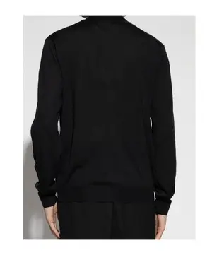 Versace Medusa Embroidered Turtleneck Jumper