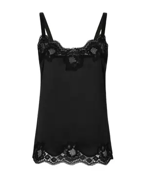 Dolce & Gabbana Lace-trimmed Spaghetti Strap Cami Top