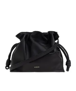 Loewe Medium Flamenco Knotted Clutch - Black