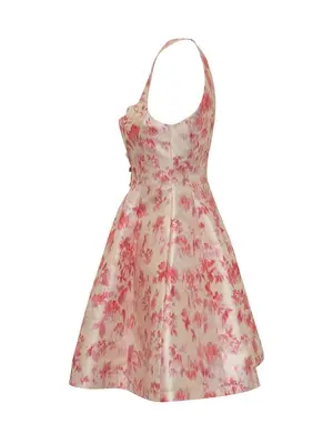 Philosophy Di Lorenzo Serafini Sleeveless Floral Print Balconette Midi Dress