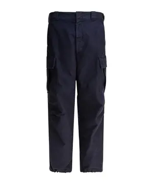 Prada Logo Detailed Straight Leg Cargo Trousers