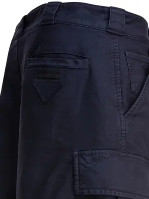 Prada Logo Detailed Straight Leg Cargo Trousers