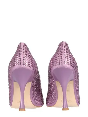 Liu Jo Embellished Sculpted Heel Pumps - Pink