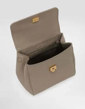 Dolce & Gabbana Sicily Foldover Top Tote Bag - Gray