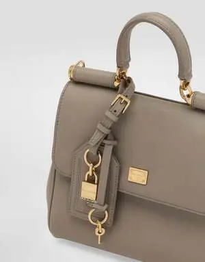 Dolce & Gabbana Sicily Foldover Top Tote Bag - Gray