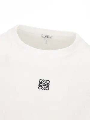 Loewe Long-sleeved Crewneck T-shirt - White