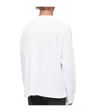 Loewe Long-sleeved Crewneck T-shirt - White
