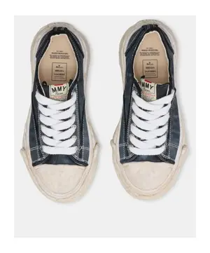 Mihara Yasuhiro Round Toe Sneakers - Black