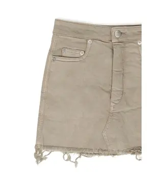 Rick Owens Denim Mini Skirt
