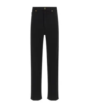 Khaite Abigail Straight Leg Jeans - Black