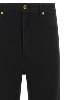 Khaite Abigail Straight Leg Jeans - Black