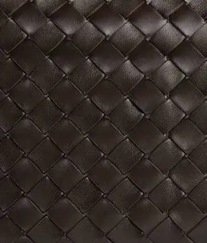 Bottega Veneta Large Campana Intrecciato Shoulder Bag - Fudge Color