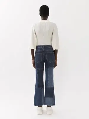 Chloé Cropped Flare Jeans