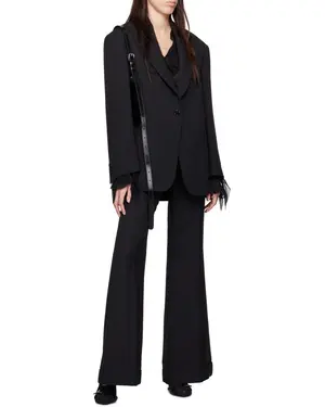 Acne Studios Mid-rise Flared Trousers