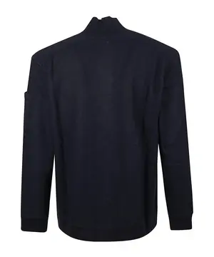 C.P. COMPANY Felted Half Button Jumper