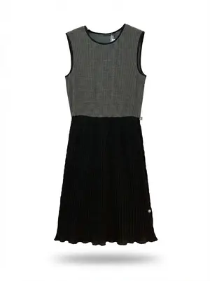 Max Mara Sleeveless Ribbed Round Neck Dress