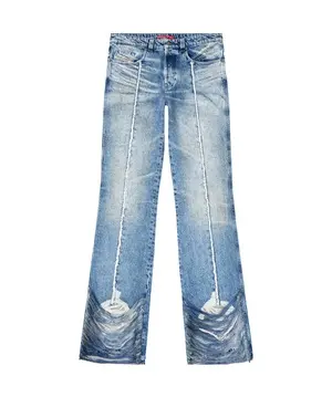 DIESEL® D-buck Bootcut Jeans - Medium Blue