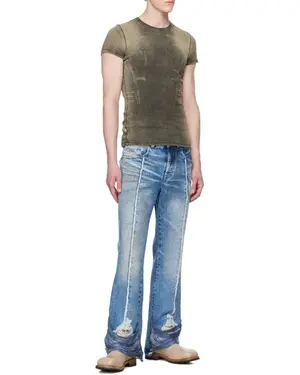 DIESEL® D-buck Bootcut Jeans - Medium Blue