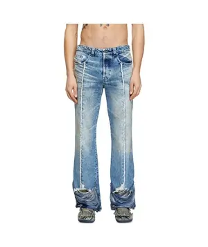 DIESEL® D-buck Distressed Bootcut Jeans