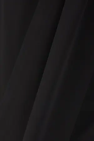 Saint Laurent Sleeveless Maxi Dress With Back Bow Detail - Black