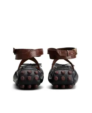 TOD'S Gommino Wraparound Ballerina Flats