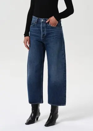 AGOLDE Wide Leg Denim Trousers