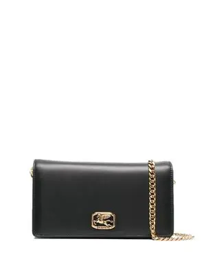 Etro Unicorn Logo Leather Crossbody Bag