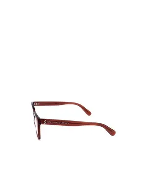 Stella McCartney Geometric Plano Mirror Eyeglasses