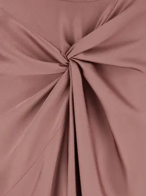 Dries Van Noten Asymmetrical Pleated Skirt - Brown