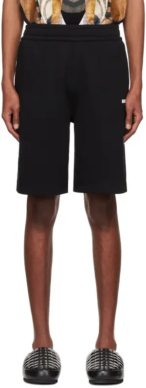 Burberry Elasticated-waist Shorts With Logo Print
