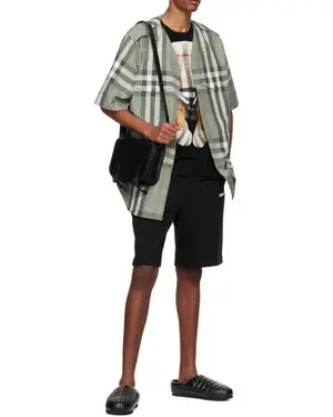 Burberry Elasticated-waist Shorts With Logo Print