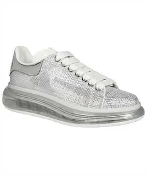 Alexander McQueen Oversized Mesh Panelled Sneakers - Gray