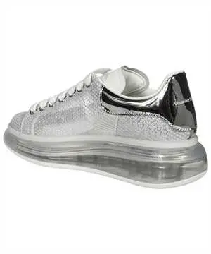 Alexander McQueen Oversized Mesh Panelled Sneakers - Gray