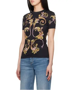 Versace Barocco Print T-shirt - Black