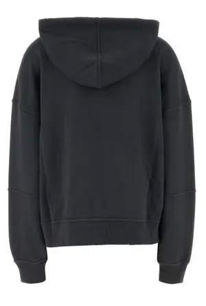 GOLDEN GOOSE Zip-up Drawstring Hoodie - Black