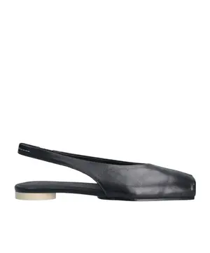 MAISON MARGIELA Square Toe Slingback Flat - Black