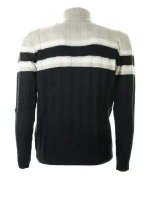 Eleventy Long Sleeve Ribbed Knit Sweater