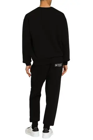 Dolce & Gabbana Logo Printed Jersey Sweatshirt